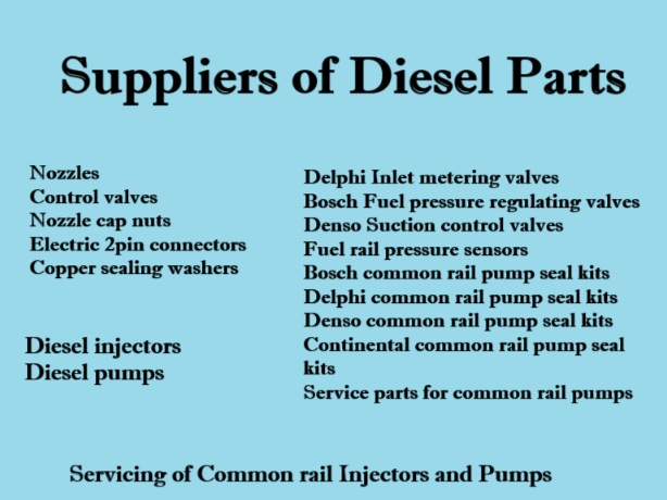 Bosch Fuel pressure regulator valves.